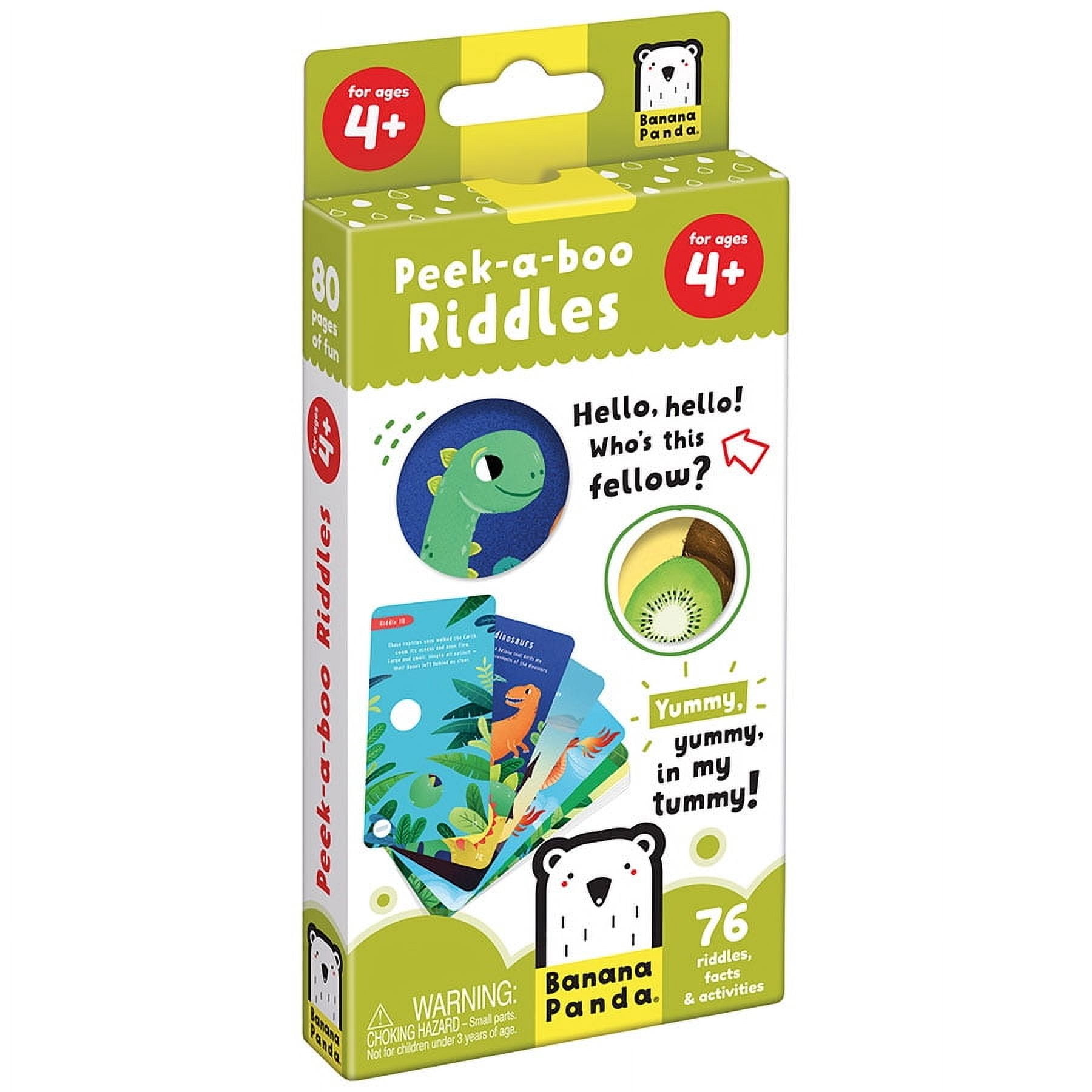 Banana Panda Peek A Boo Riddles 4+, educational riddles set for ...