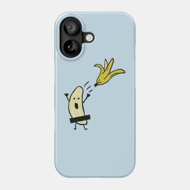 Banana Peel Slip Warning Funny Graphic Case for Apple iPhone 11 to 17 ...