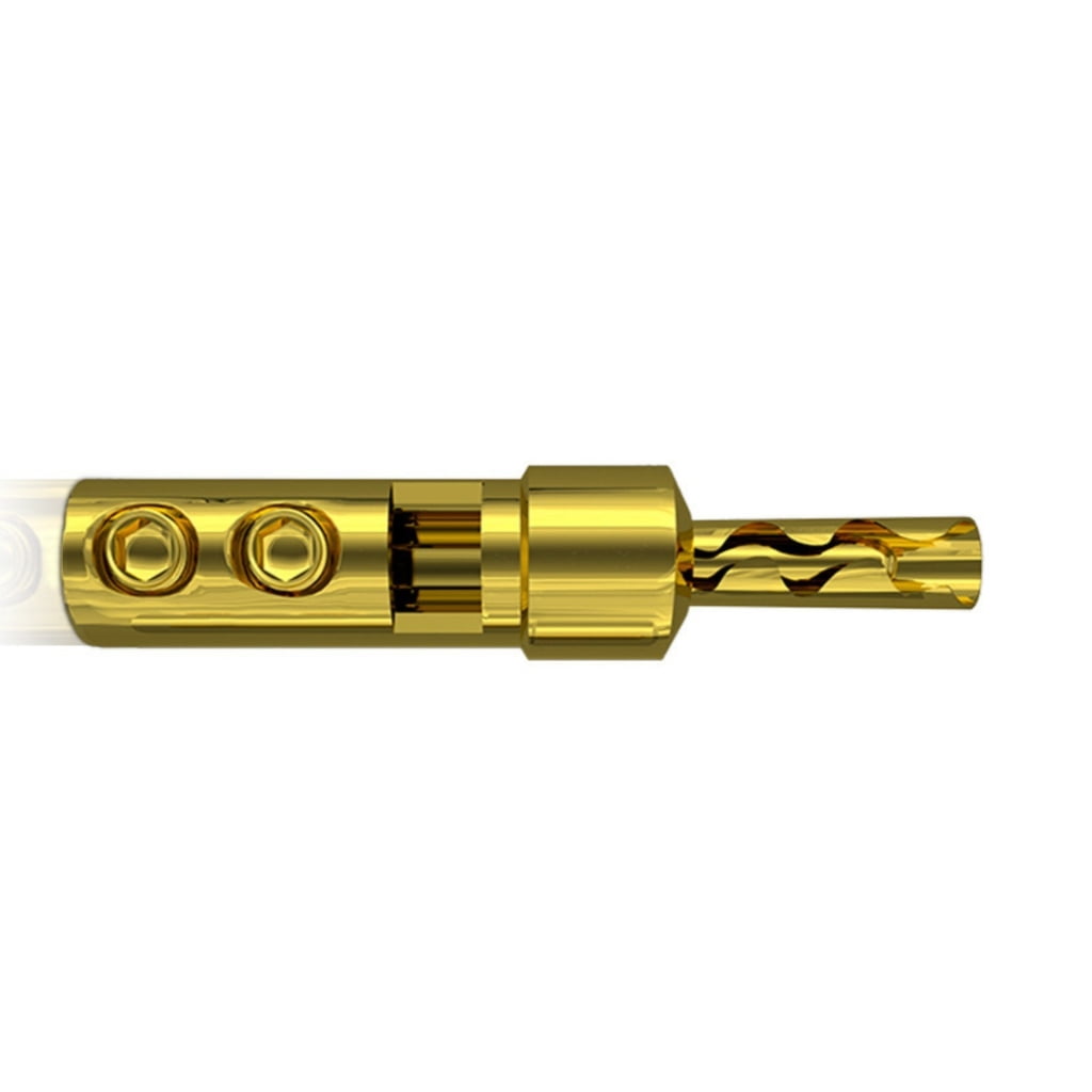 Banana Plug Connector Adapter with Heat Shrink Tube for Loudspeaker ...