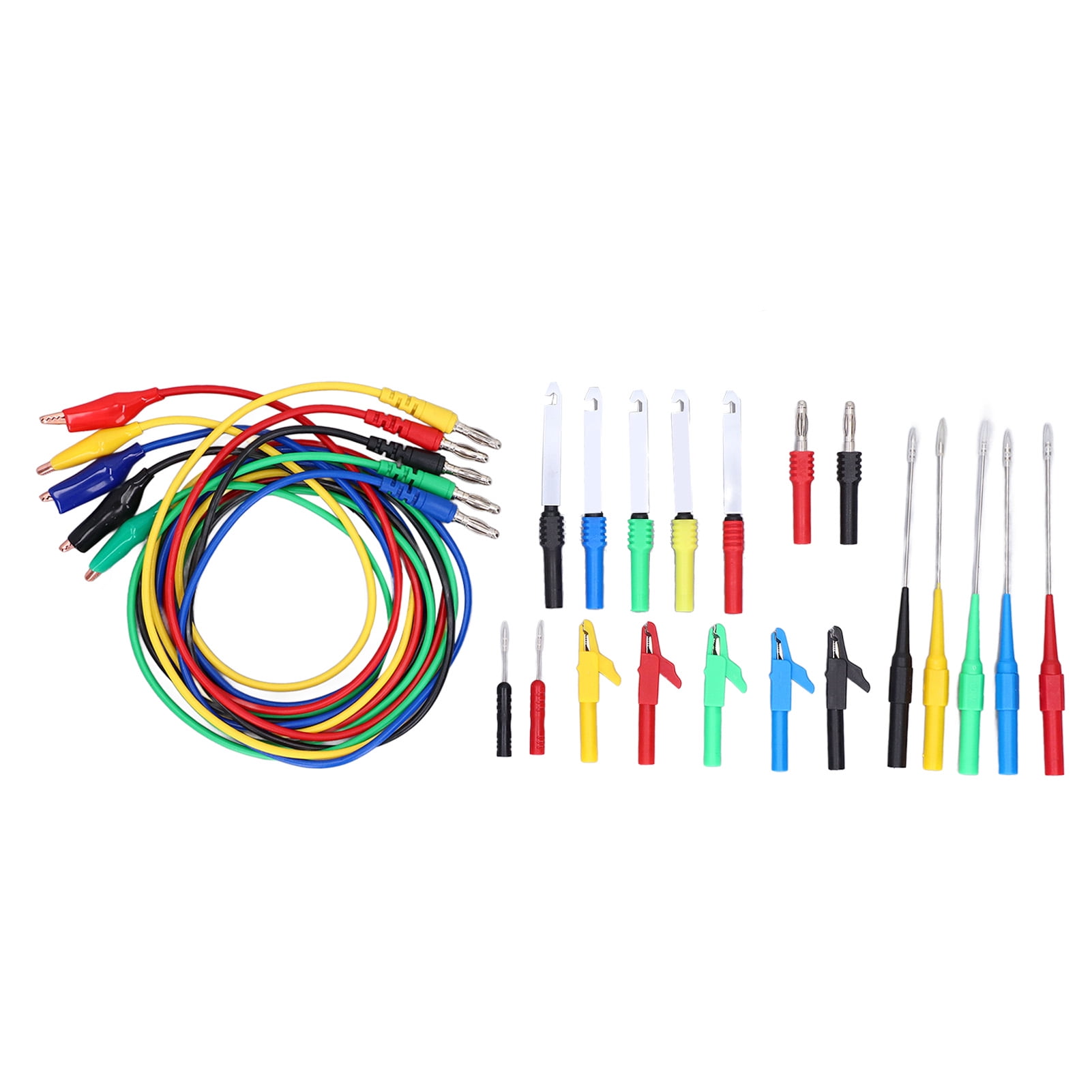 Banana Plug Test Leads Kit Good Conductivity Fast Accurate Readings ... Banana Plug Test Leads Kit Good Conductivity Fast Accurate Readings ...