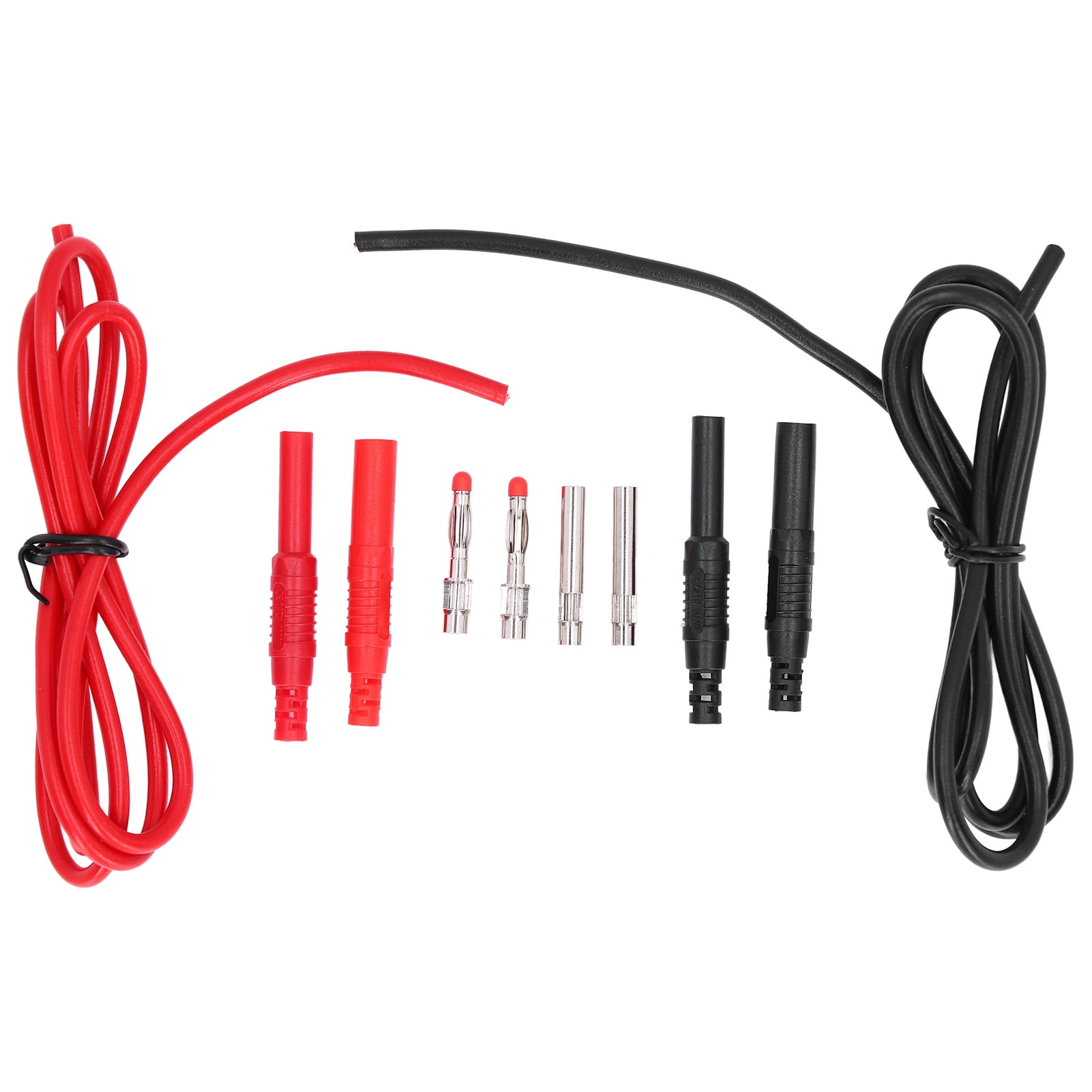 Banana Plug Test Leads Kit Male to Male Stackable Electrical Multimeter ...