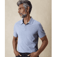 Banana Republic Cotton Monogram Pique Polo, Size L, Light Blue ...