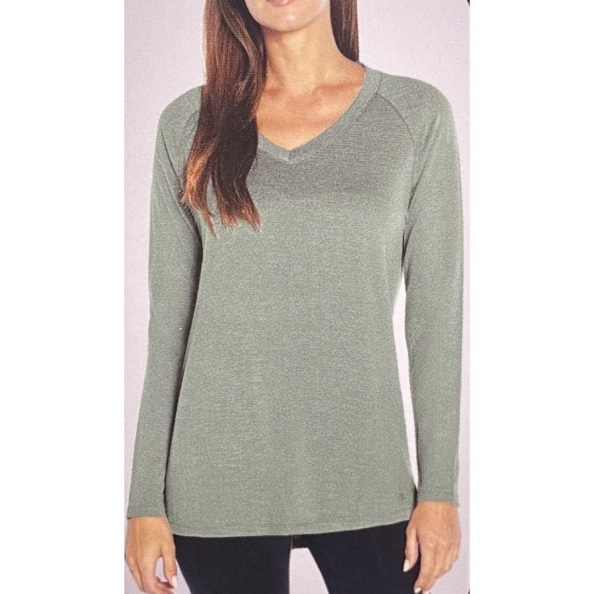 Banana Republic Ladies' Long Sleeve V-Neck Top Size: M, Color: Green ...