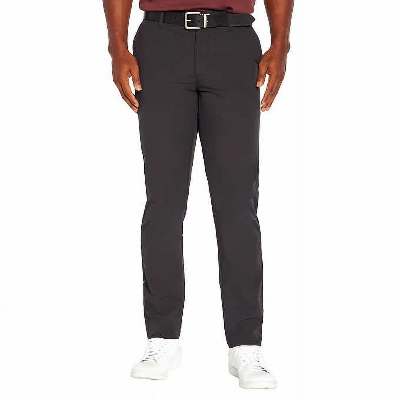 Banana Republic Men's Flat Front Pant, Black, 40x34 - Walmart.com