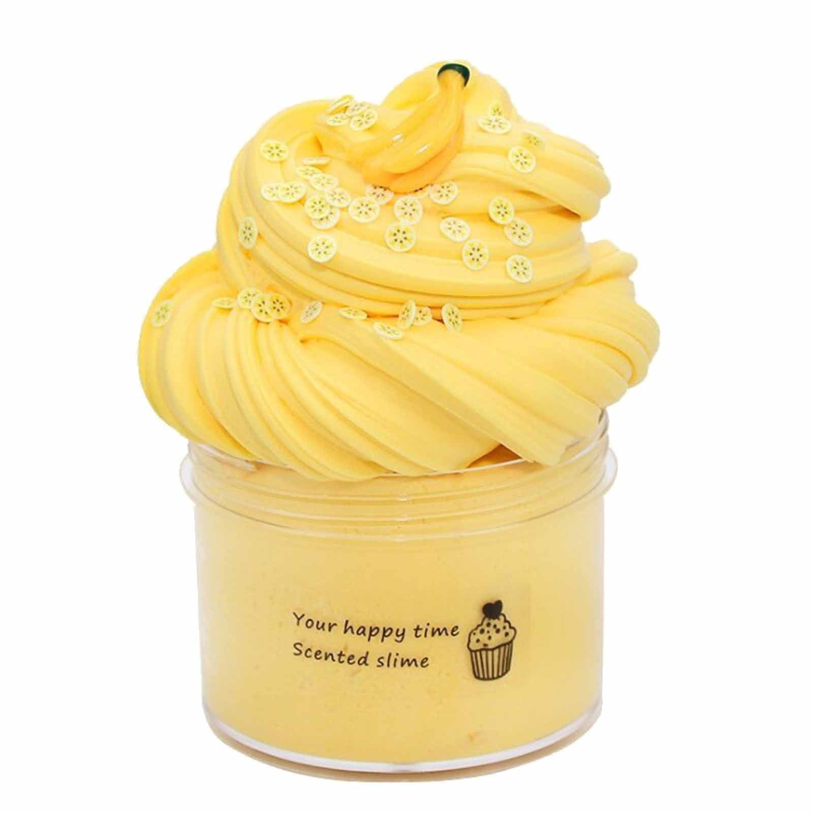 Banana Scented Slime Butter Slime Sensory Toy for Kids & Adults ...