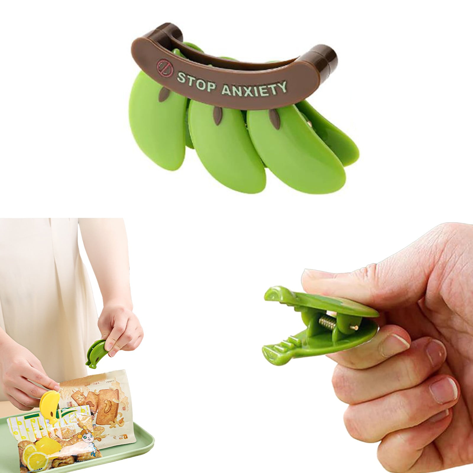 Banana Sealing Clip/ Banana Sealing Clip Reusable Bag Clamp With Strong ...