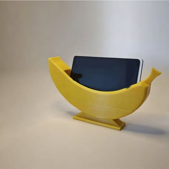 Banana Shape Business Card Holder • Fun Novelty Desktop Organizer ...