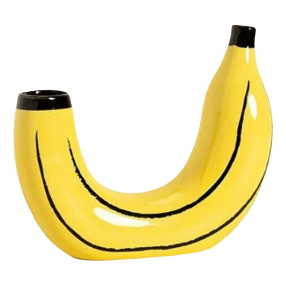 Banana Shape Resins Vases Innovative Home Ornament for Living Room ...