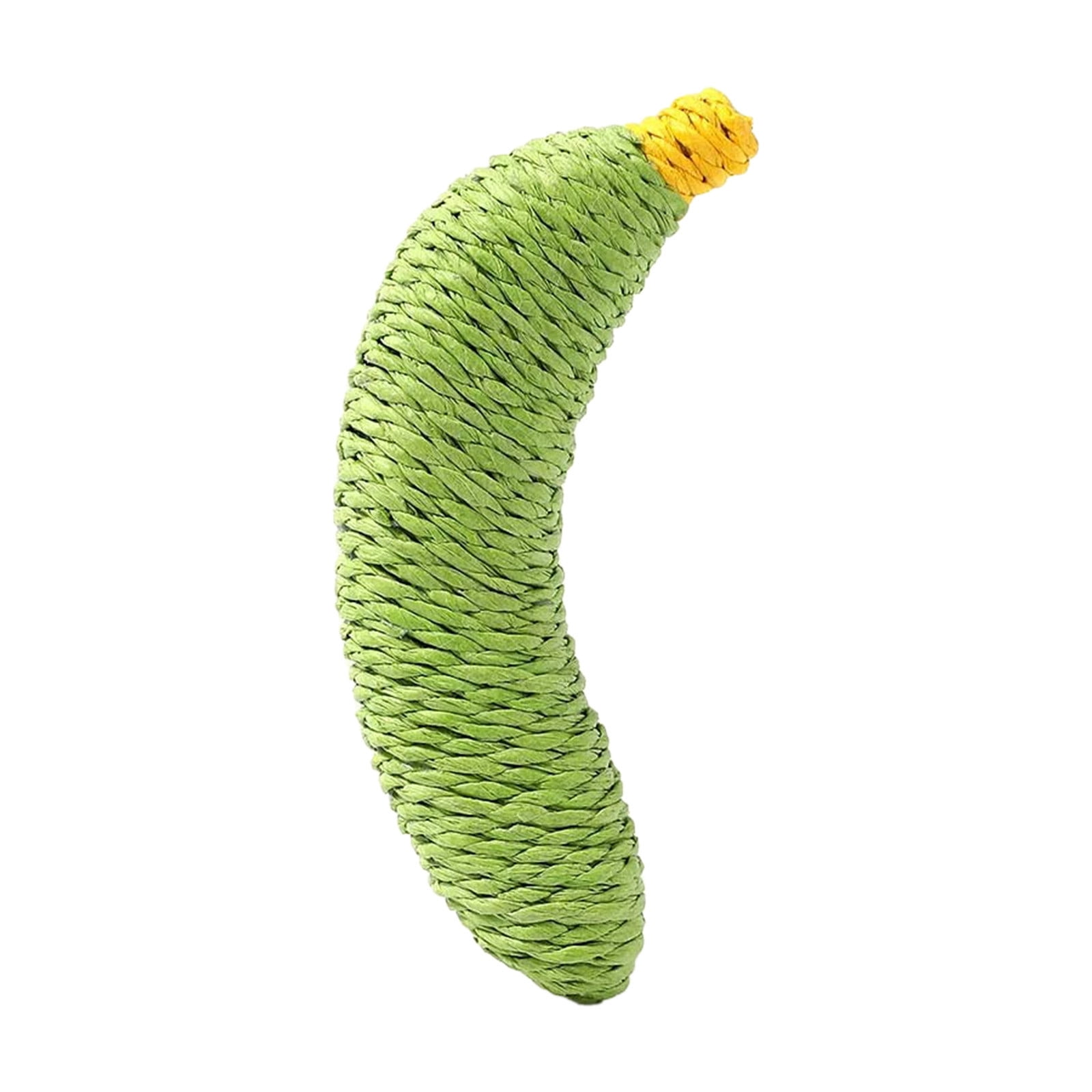 Banana Shape Rope Chew Toy Squeaker Inside for Cats and Small Dogs ...