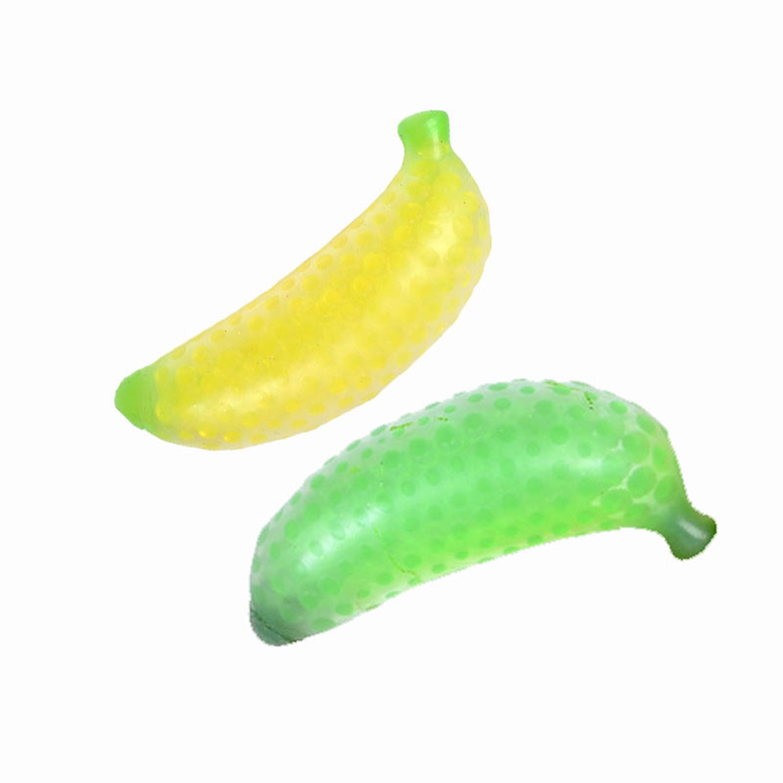 Banana Shape Stress Relief Fidget Toy Soft Rubber Fruit Vent Portable ...