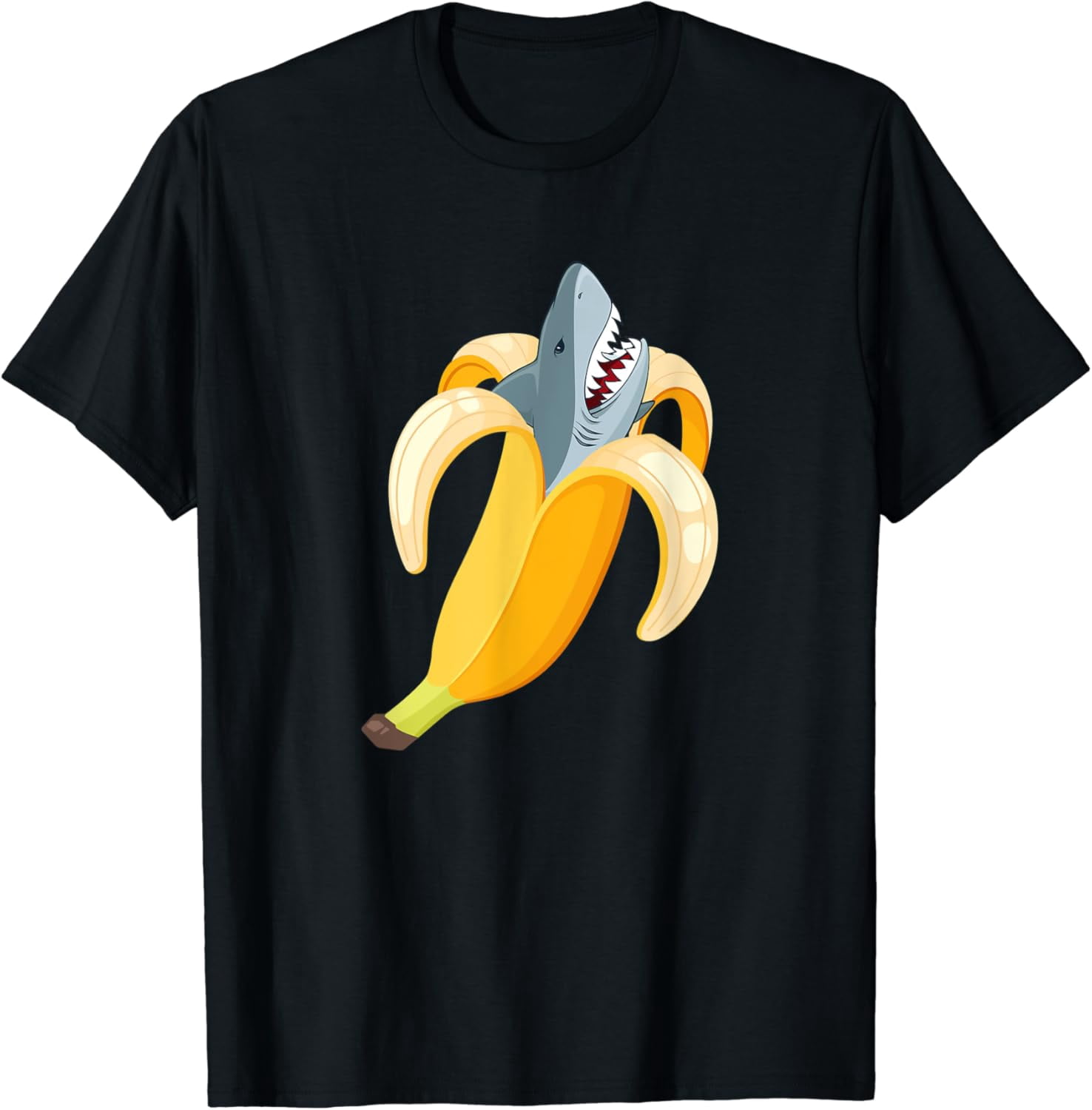 Banana Shark Bananas Fruit Sea Animal Lover T Shirt - Walmart.com