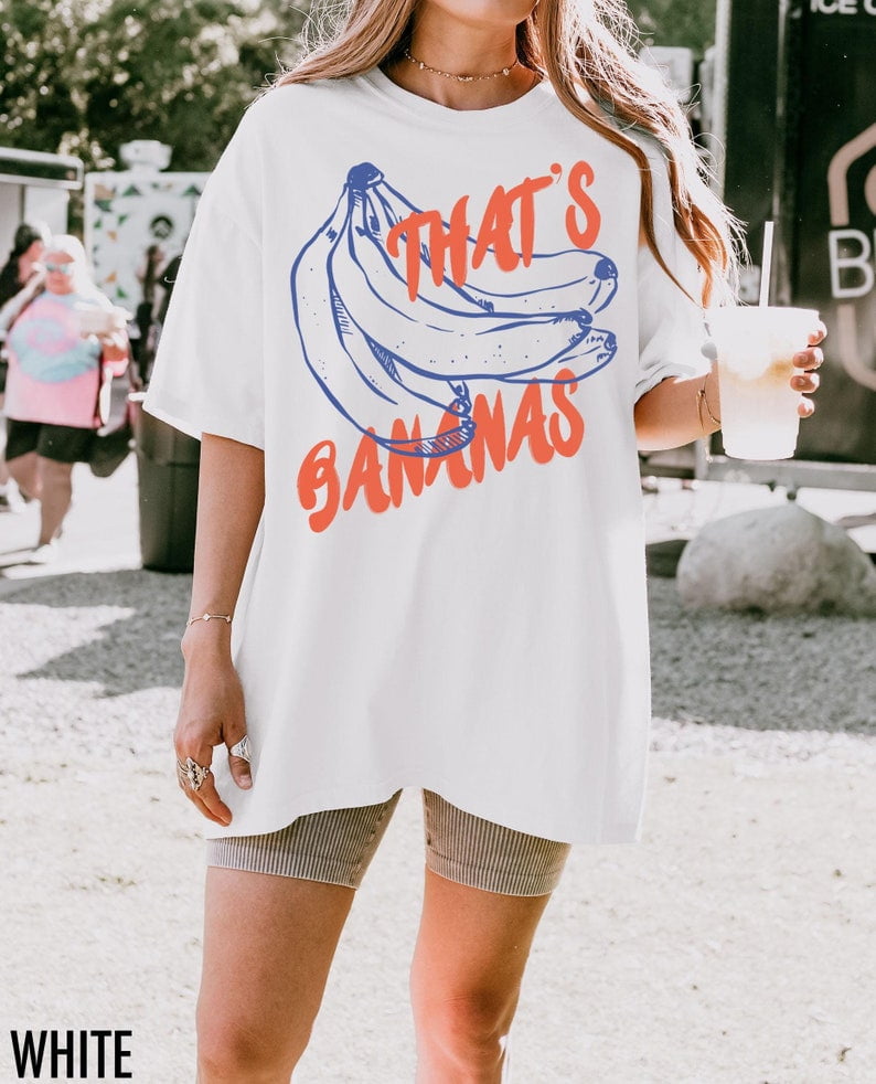 Banana Shirt, Fruit Shirt, Funny Banana, Vintage Aesthetic, Retro ...