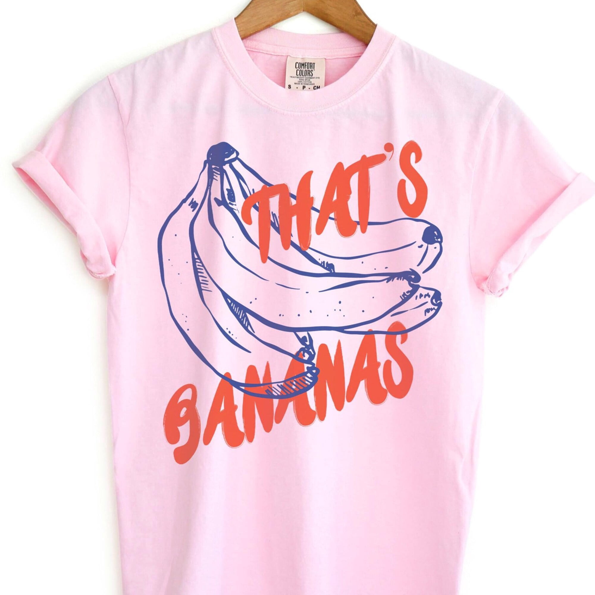 Banana Shirt Funny Fruit Tshirt Food Pun Aesthetic Retro Graphic Tee ...