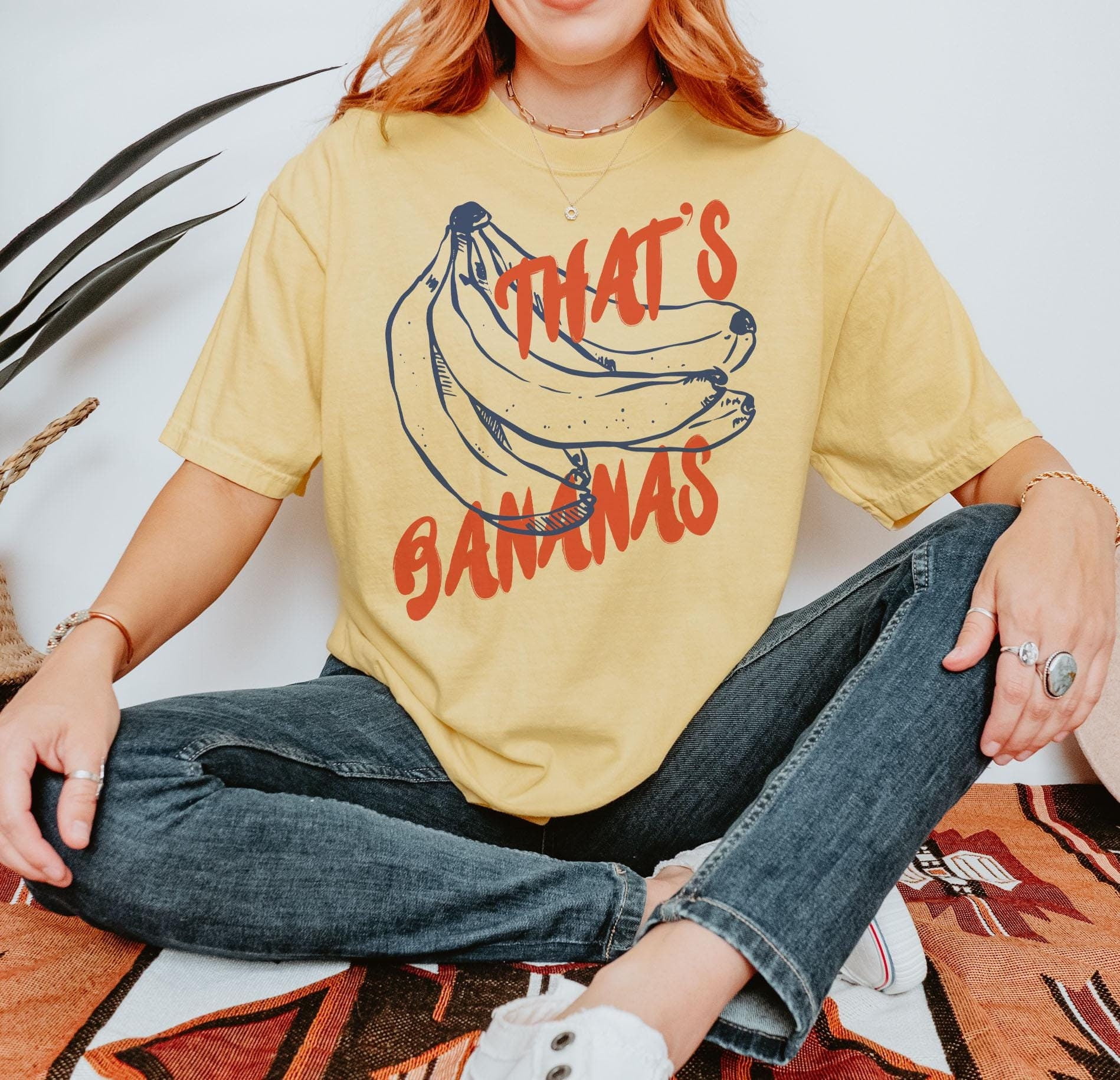 Banana Shirt, Funny Fruit Tshirt, Food Pun T Shirt, Aesthetic, Retro ...