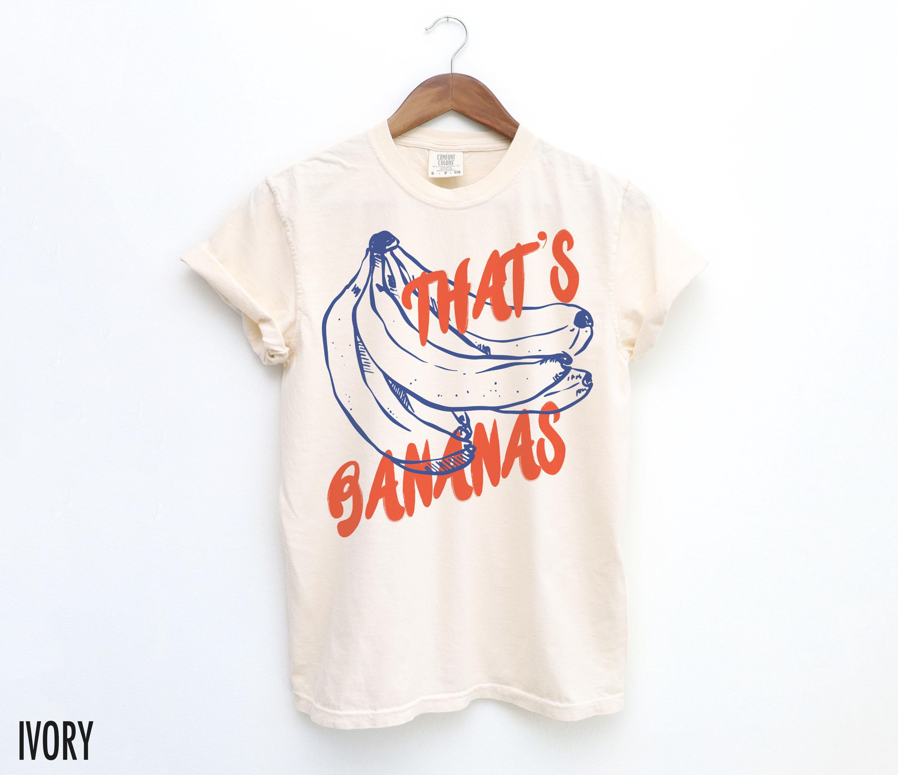 Banana Shirt, s Adult Funny Fruit Tshirt, Food Pun T Shirt, Retro ...