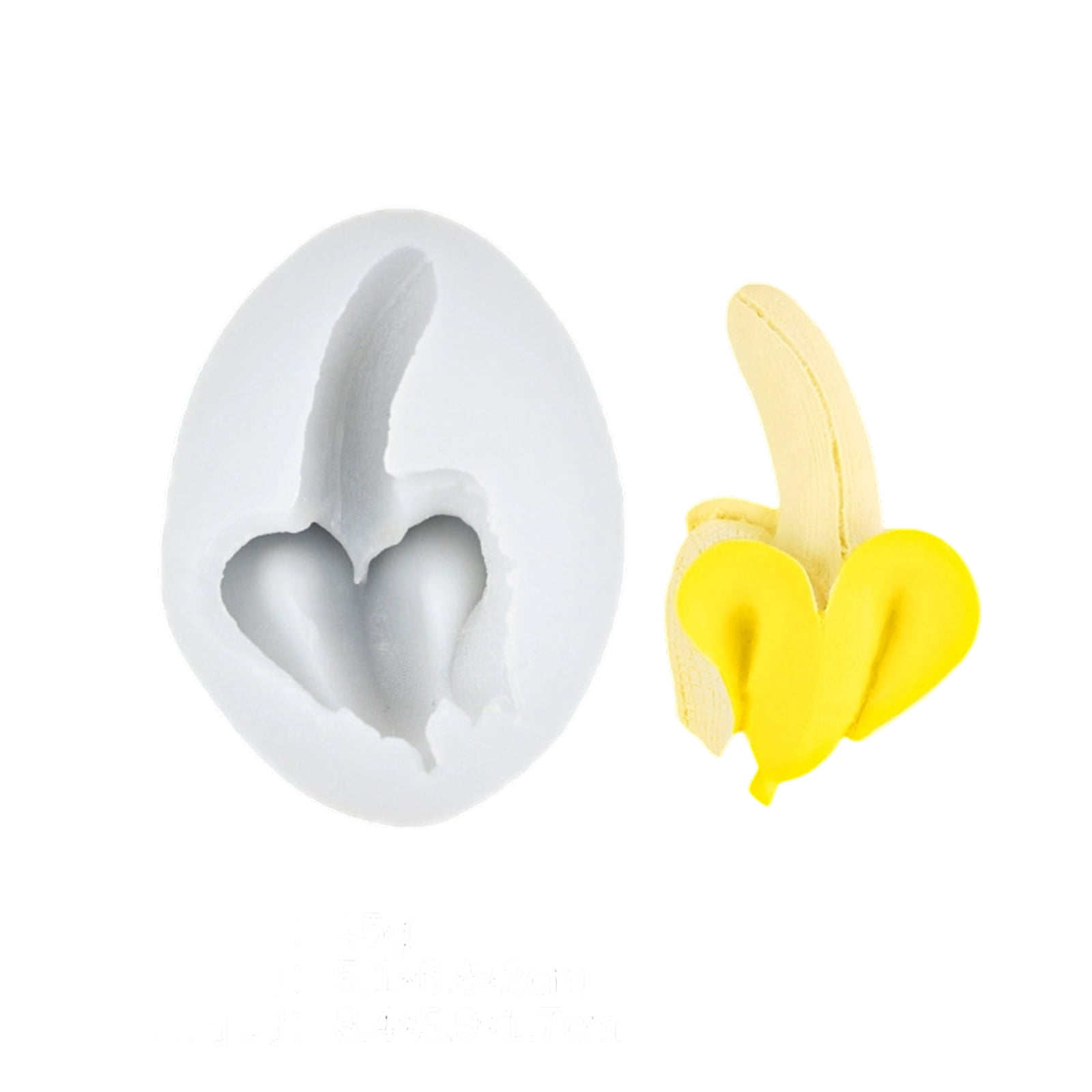 Banana Silicone Fondant Mold Cake Mold Grade Silicone Oven Dishwasher ...