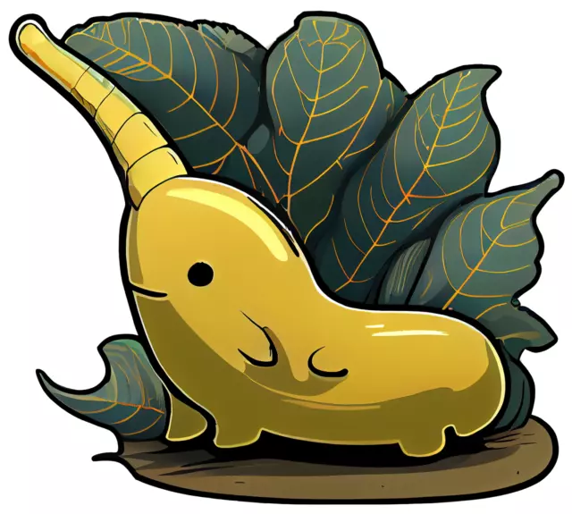 Banana Slug Sticker Cartoon Cute Phone Decal Water Bottle Stickers Car ...