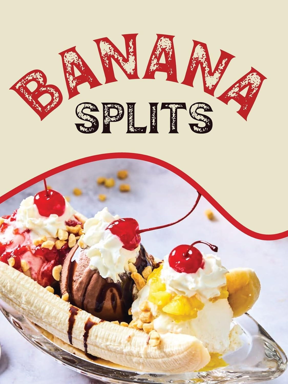 Banana Splits | Full Color Window Display Sign Board for Business | 18w ...