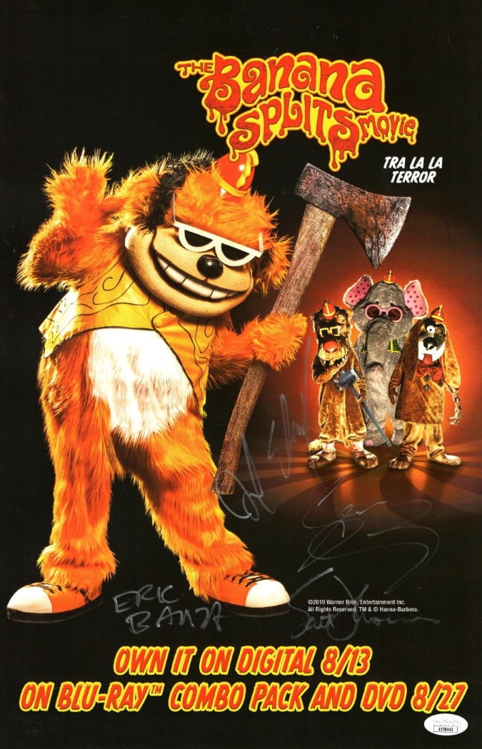 Banana Splits Movie Multi Autographed 11X17 Poster Bauza 4 Autos JSA AF38443 - Walmart.com