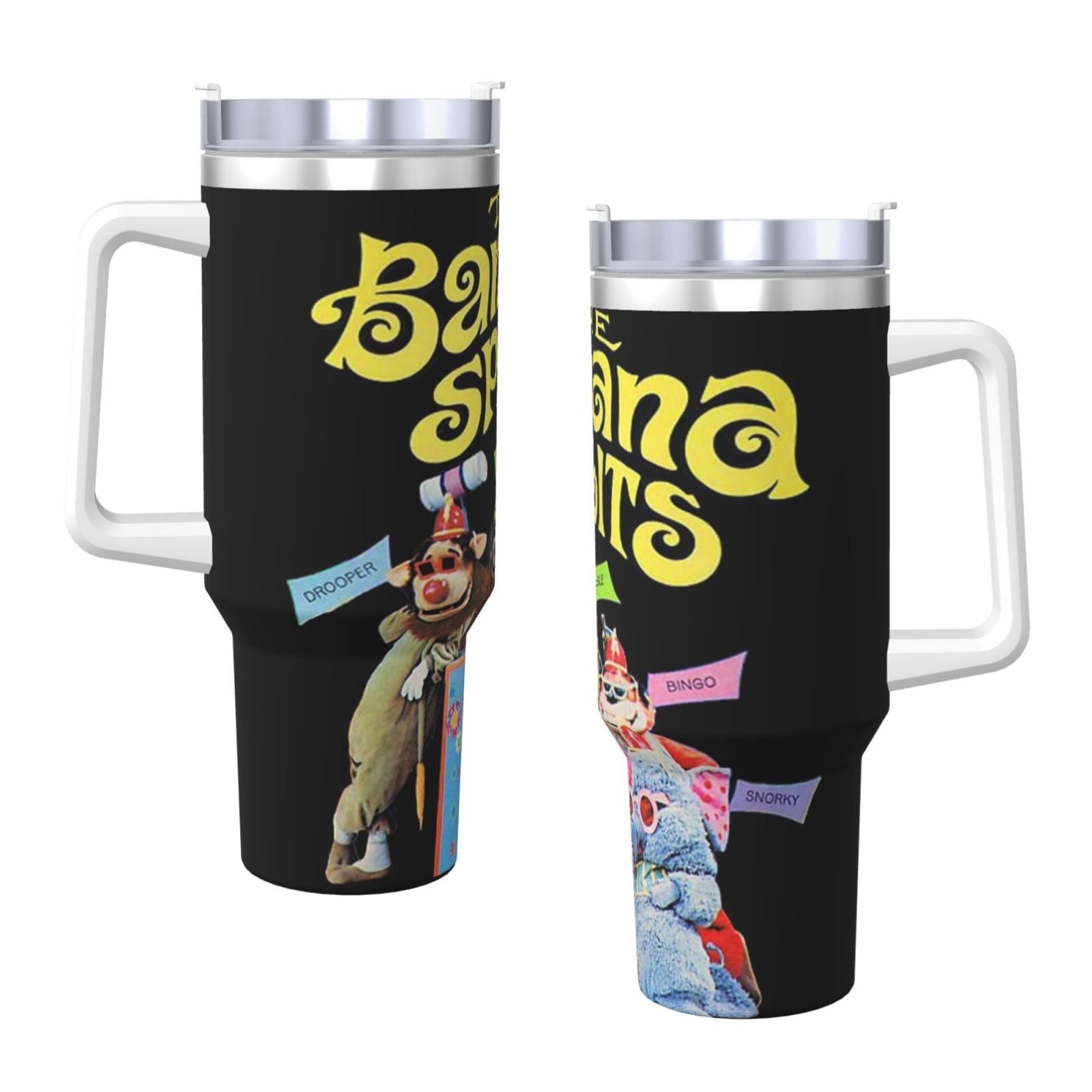 The Banana Splits Retro Cast 40 Oz Tumbler With Handle And Straw Double ...