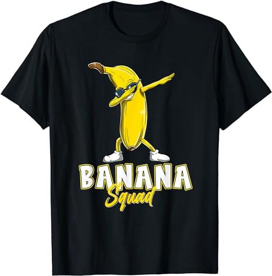 Banana Squad Funny Dabbing Banana Food & Dab T-Shirt - Walmart.com