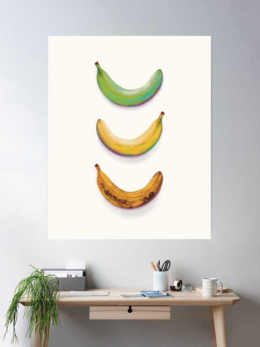Banana Stages/ Guineos/ Maduro/ Platano Poster Wall Art, Modern Wall ...