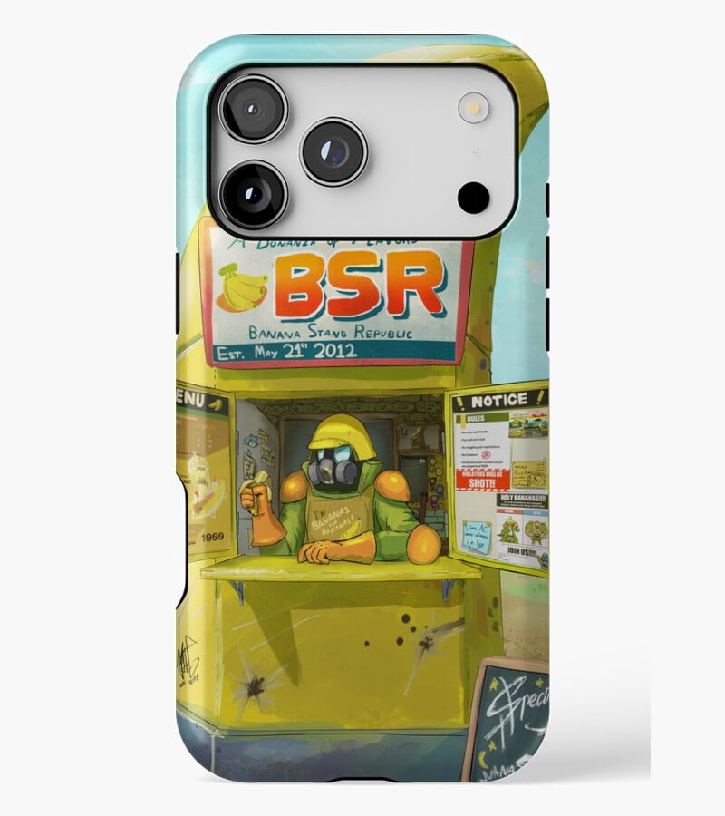 Banana Stand Republic Banner M2562, Protective Case for iPhone 17 16 15 ...
