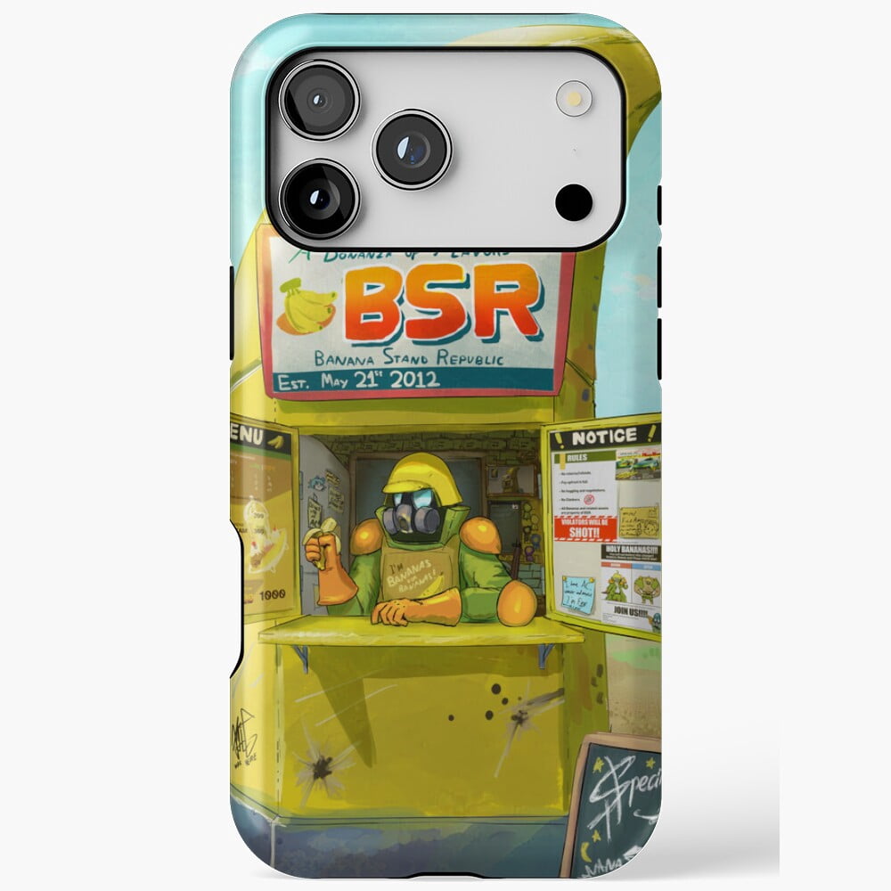 Banana Stand Republic Banner Phone Case for iPhone 17 to 11 Pro Max ...