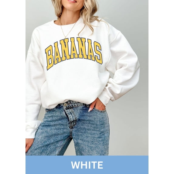 Banana Sweatshirt, Baseball Sweatshirt, Funny Baseball, Baseball Season ...