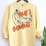 Banana TShirt Bananas Crewneck Food TShirt Fruit TShirt Funny Food ...