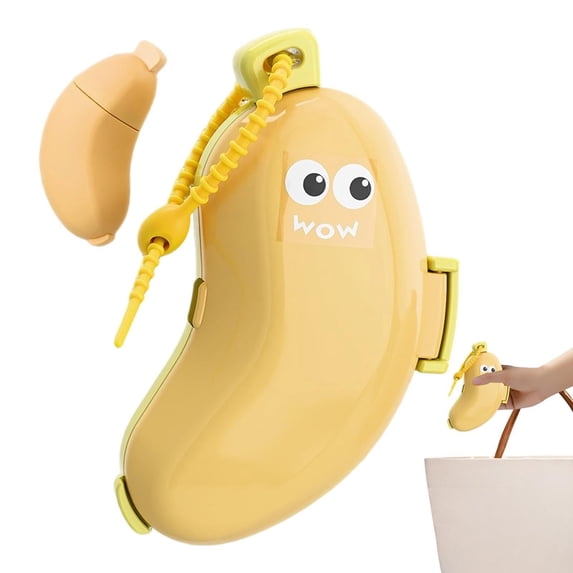 Banana Toothbrush Travel Case, Banana Case Toothbrush Holder with Built ...