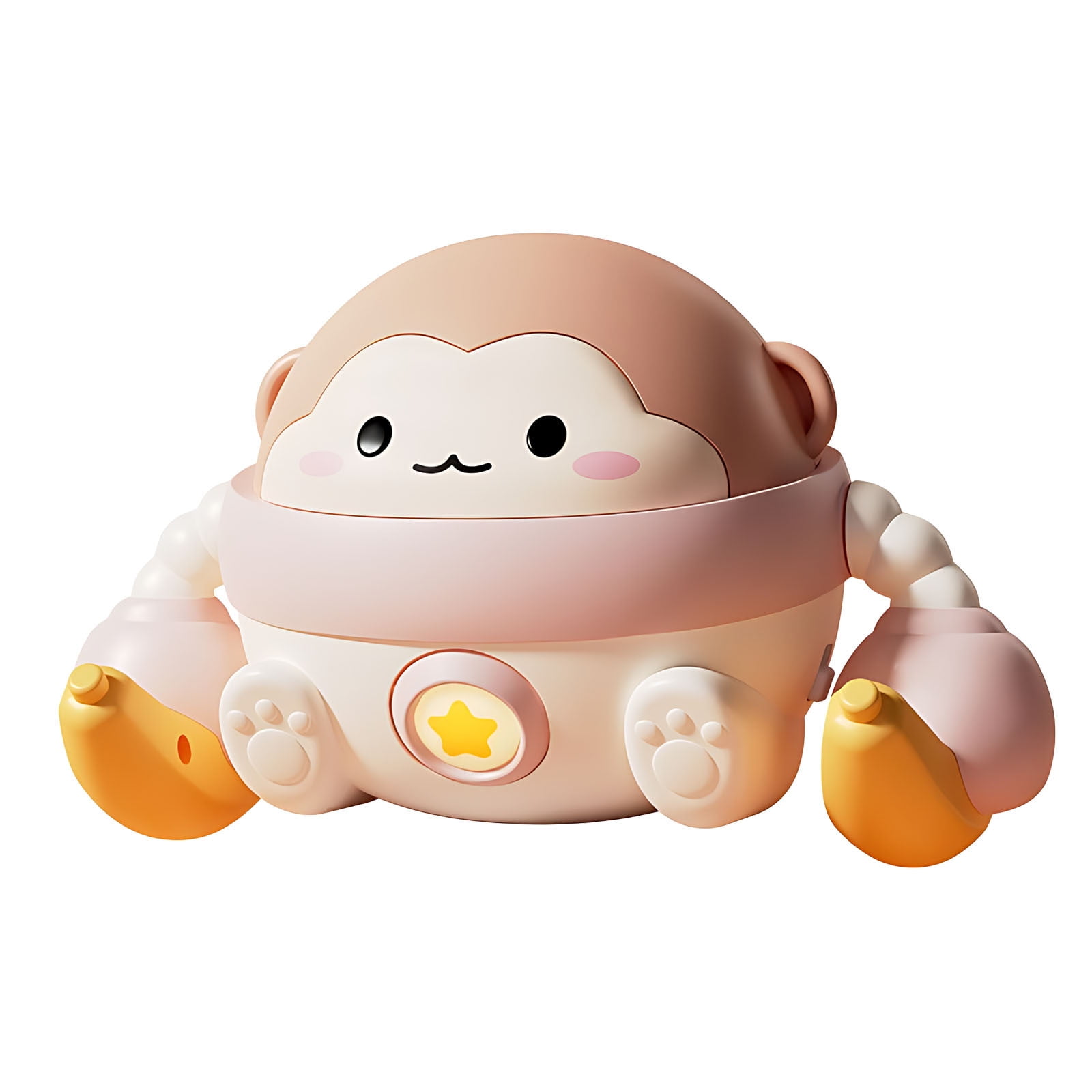 Banana Tumbling Monkey Light Up Musical Crawling Toy | Interactive ...