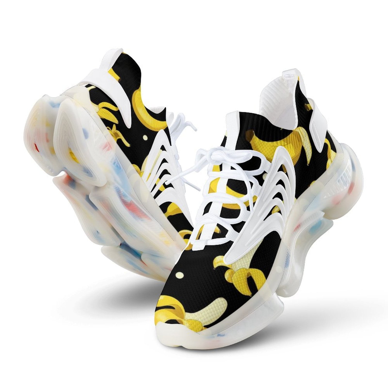 Banana Walking Shoes for Men Woman Lightweight Tennis Fashion Elastic ...