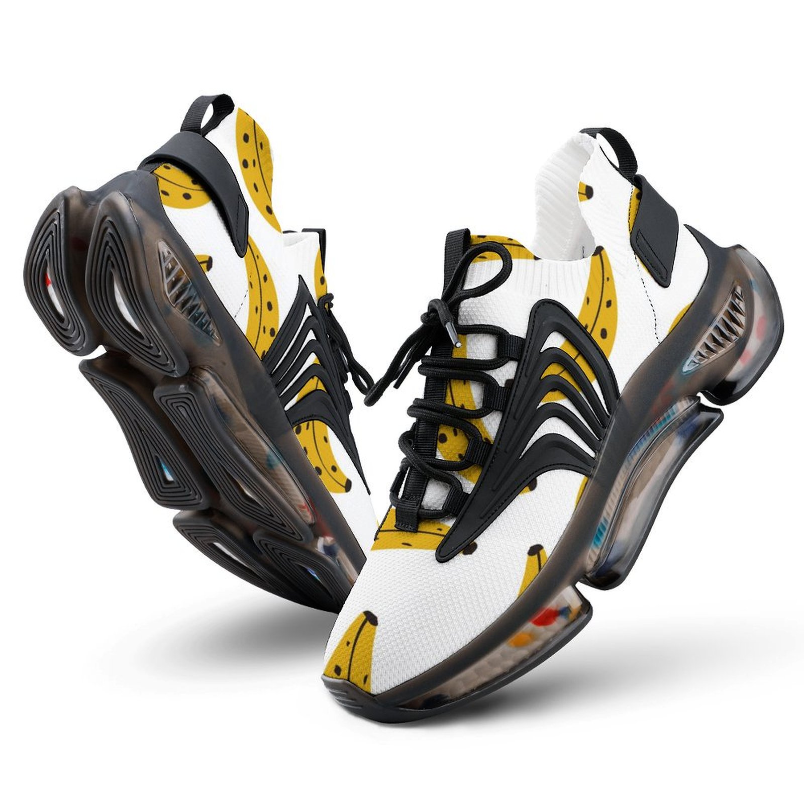 Banana Walking Shoes for Men Woman Lightweight Tennis Fashion Elastic ...