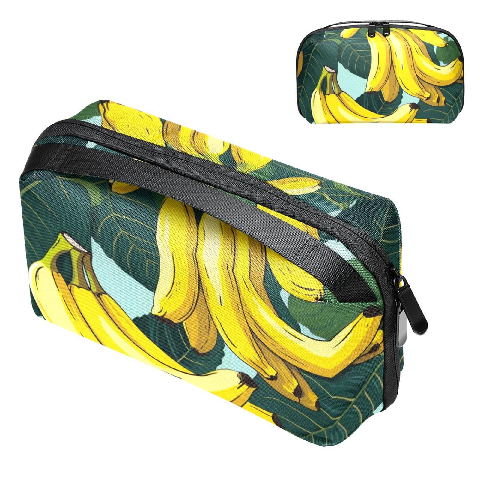 Banana Waterproof Oxford Cloth Charger Pouch Storage Box PC Case Cable ...