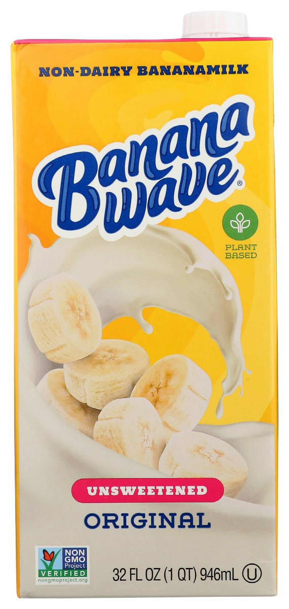 Banana Wave: Milk Banana Unsweetened, 32 Fo - Walmart.com