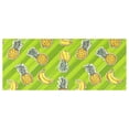 Banana and Pineapple Pattern Stretch Fitted Tablecloth 2.5x6ft Elastic ...