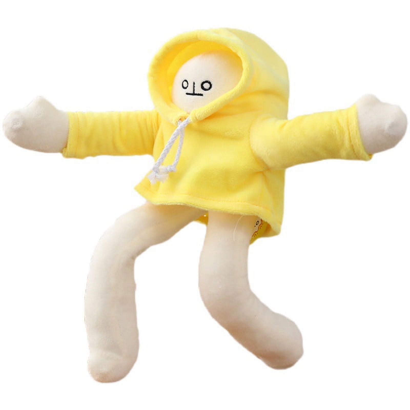 Banana figurine squatting doll bibig pack cute little person birthday ...