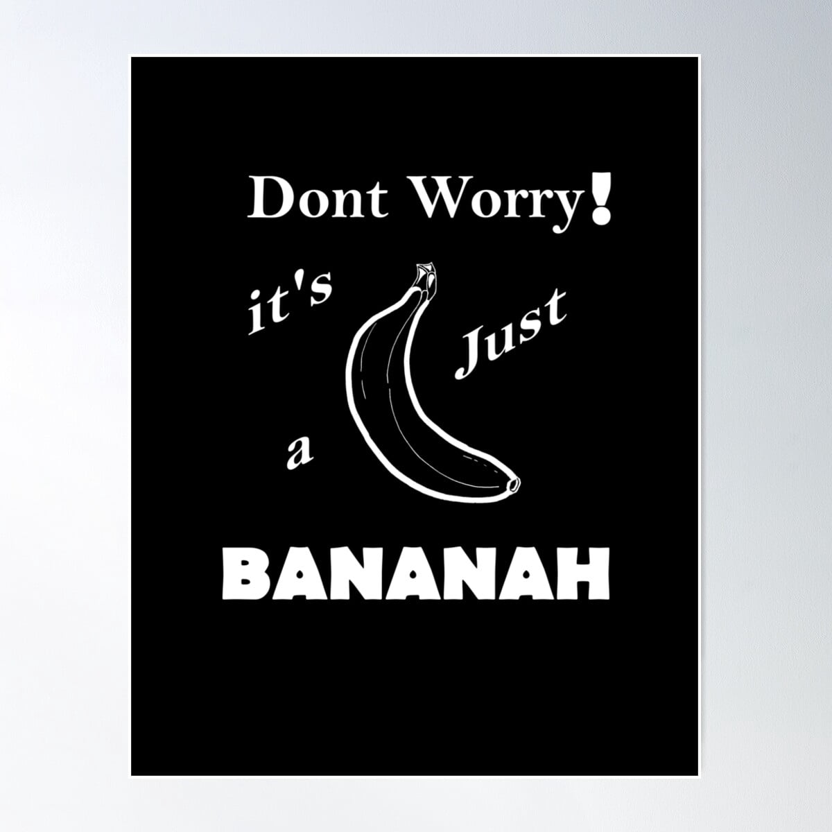 Bananah Poster Wall Art, Modern Wall Decor For Living Room Bedroom ...
