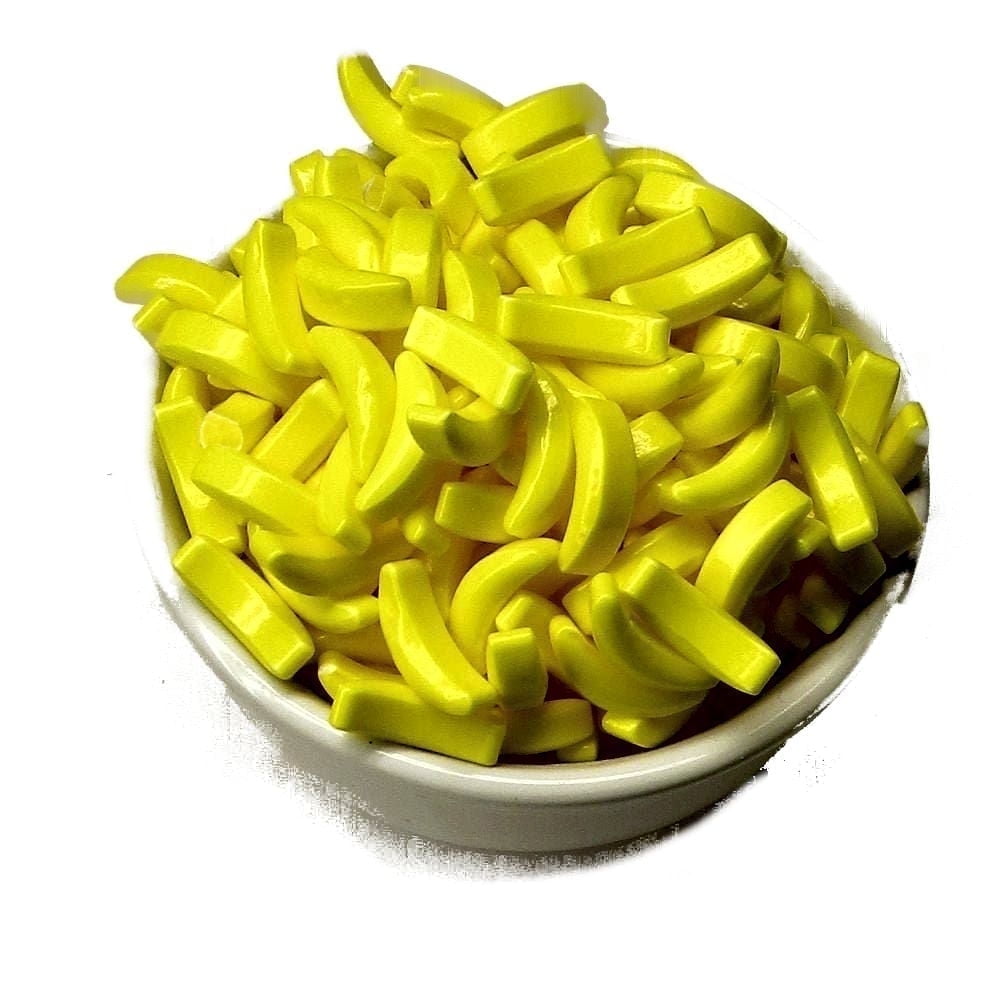 Concord Confections Banana Shape Fruit Flavored Candy, 2 lbs Allergens ...