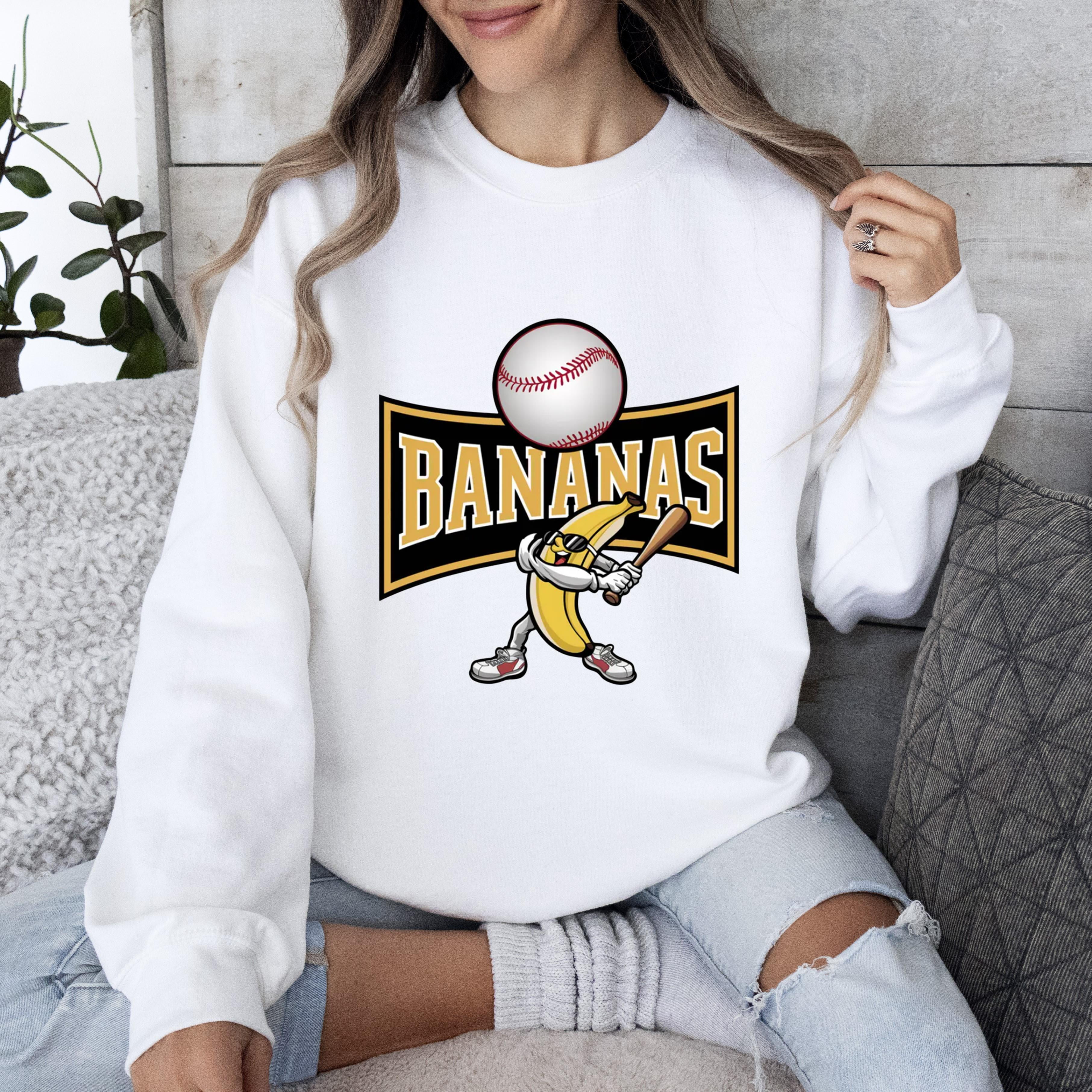 Bananas Baseball Sweatshirt - Sporty & Fun for All Ages, for men ...