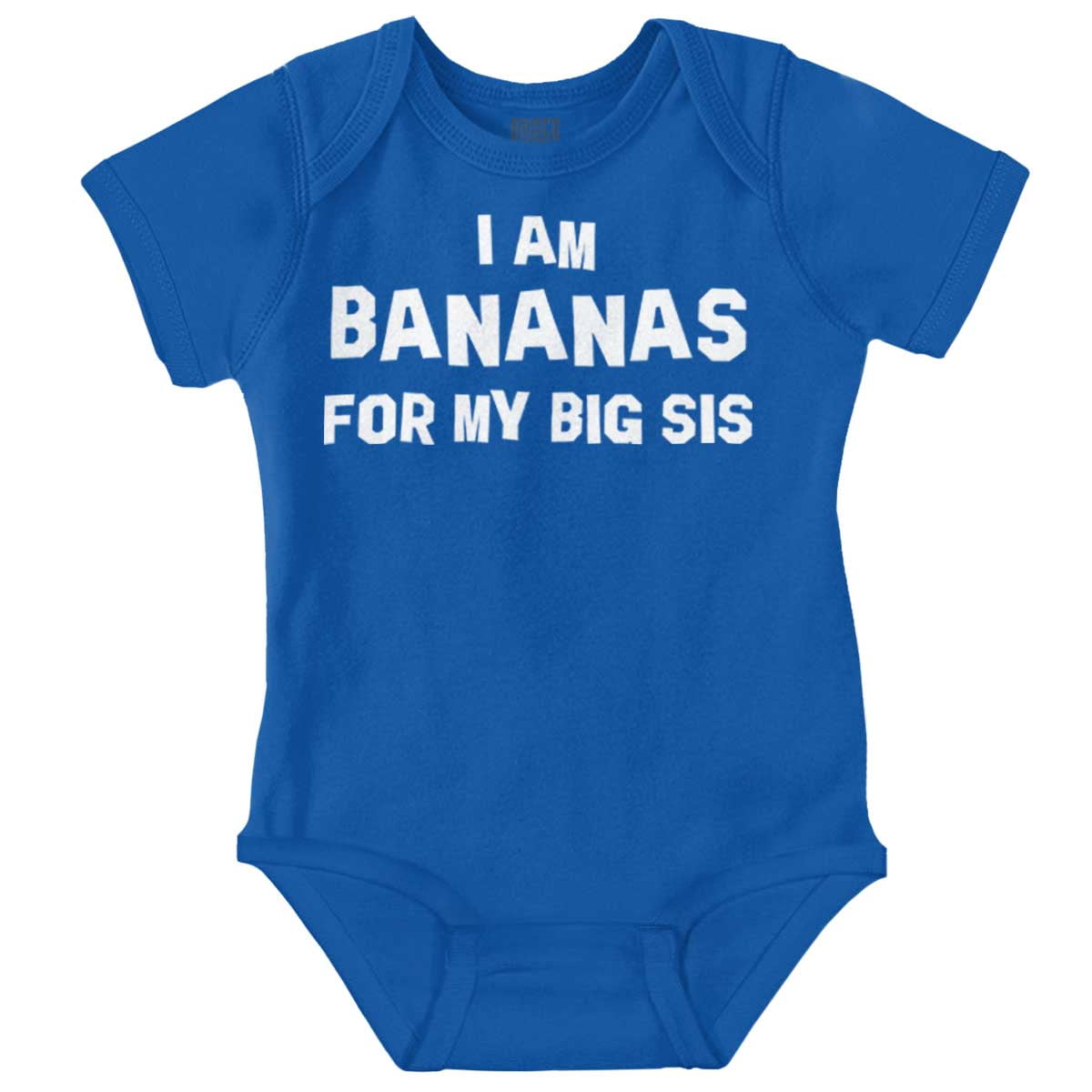 Bananas Big Sister Cute Little Sis Romper Boys or Girls Infant Baby ...