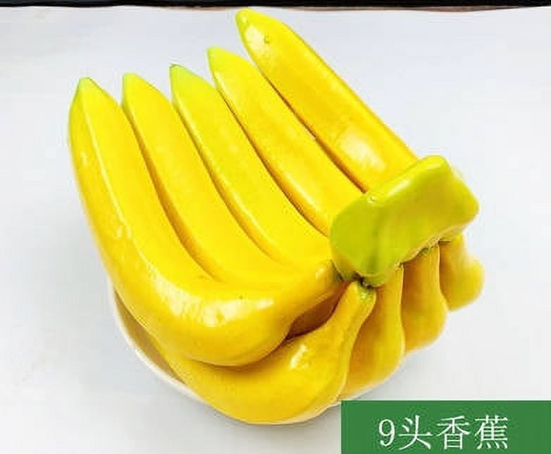 Bananas Bunch Lifelike Banana Cluster Decoration Fruits Bananas Model ...