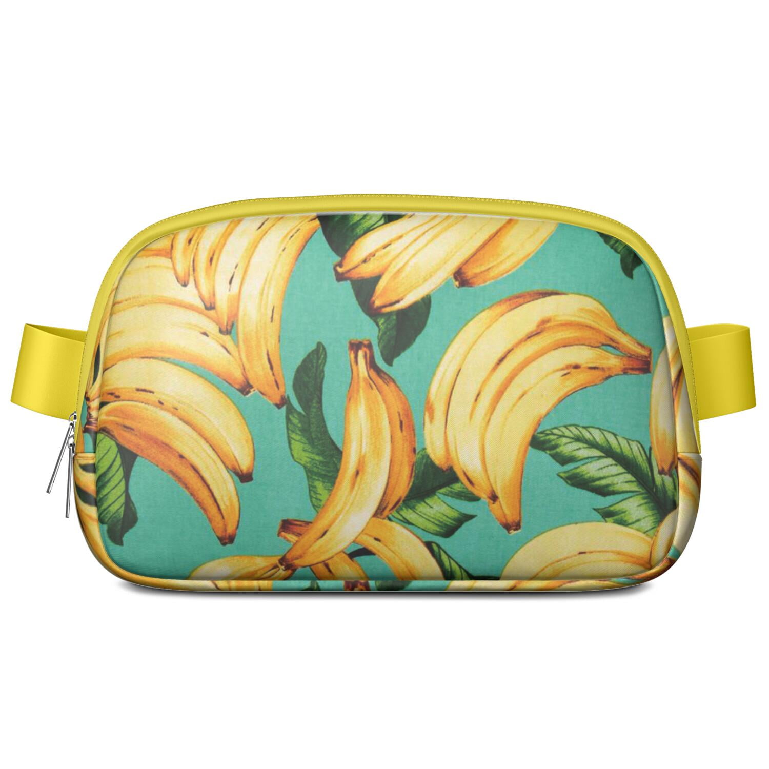 Bananas Everywhere Fanny Pack – Tropical Yellow Fruit Belt Bag with ...