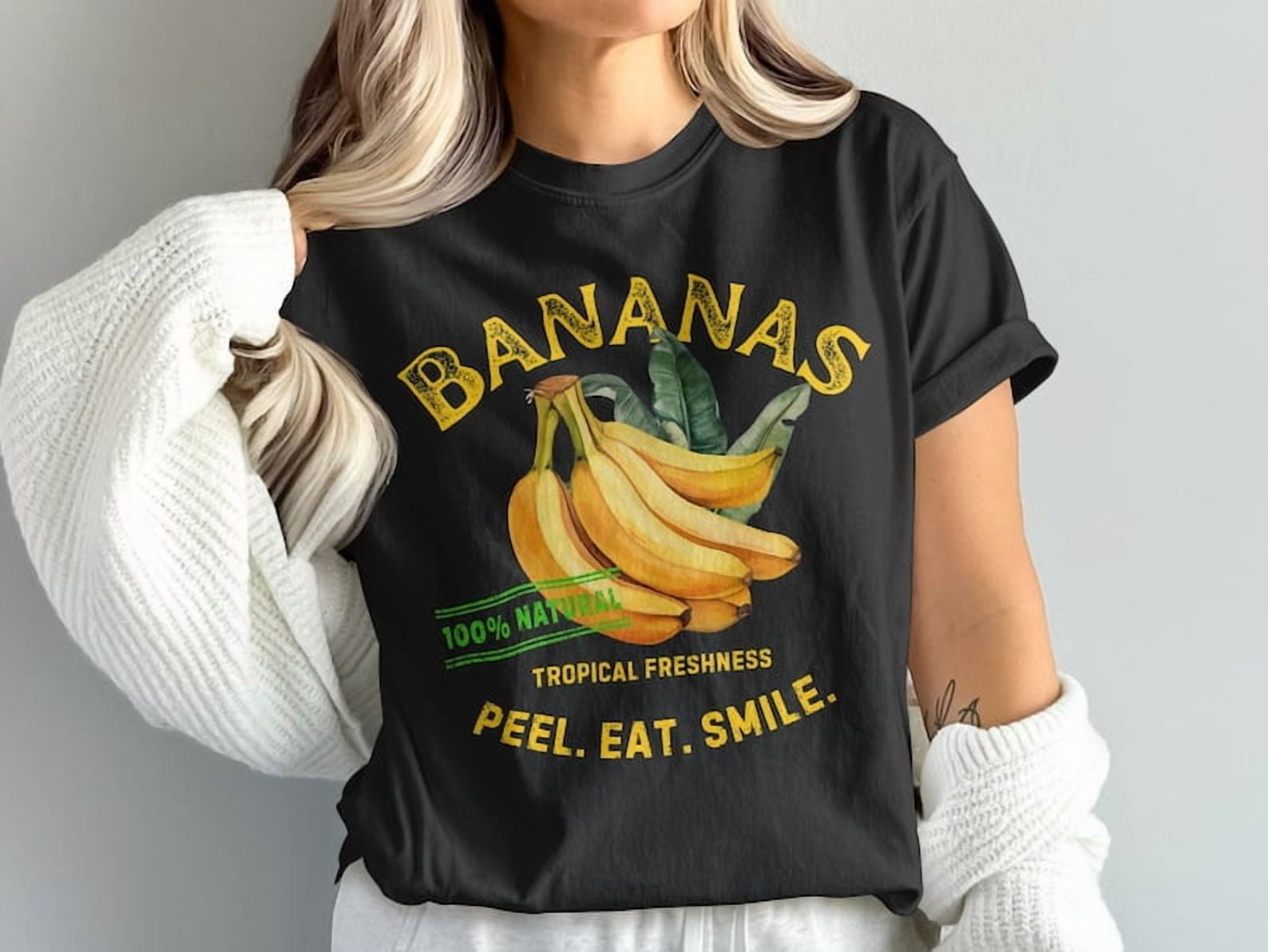 Bananas Farmers Market T-Shirt Tropical Fruit Shirt, Funny Fruit Tee ...