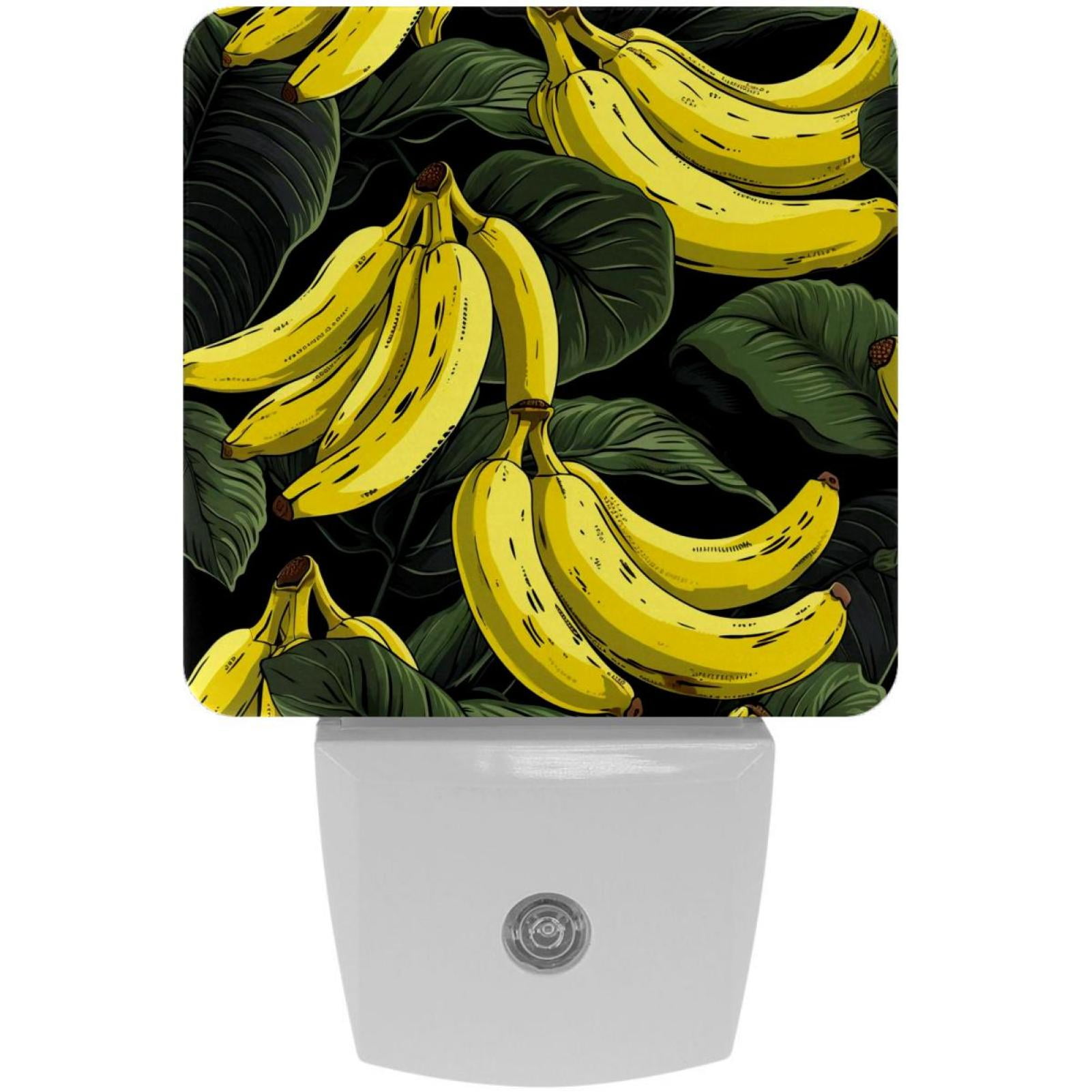 Bananas LED Square Night Light - Energy Efficient Plug-in Nightlight ...