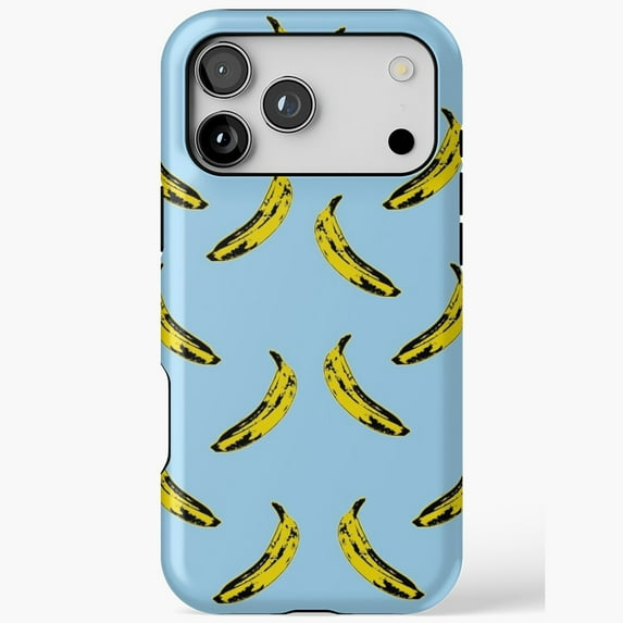 Bananas Pop Art Yellow Fruit Pattern Phone Case Compatible iPhone 17 ...