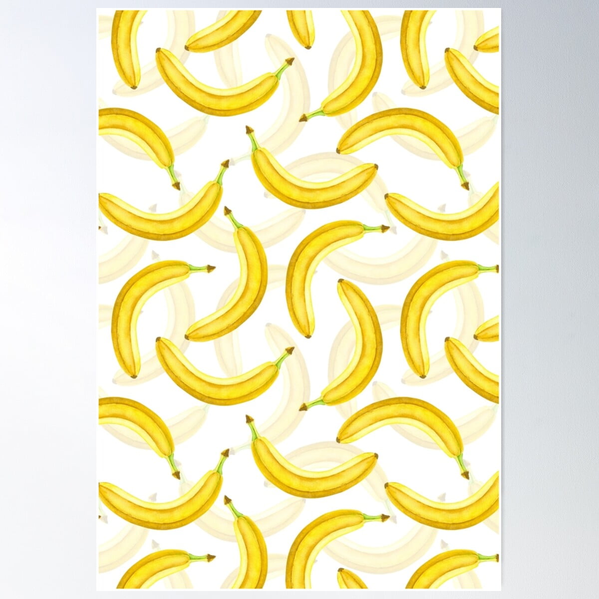 Bananas Poster Wall Art, Modern Wall Decor For Living Room Bedroom ...