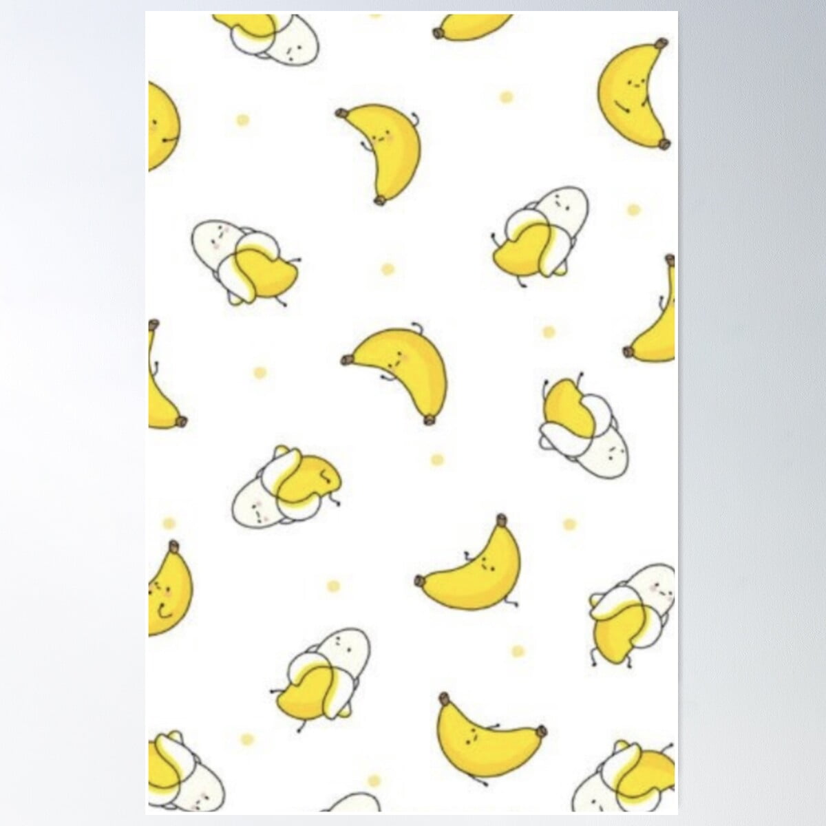 Bananas Poster Wall Art, Modern Wall Decor For Living Room Bedroom ...