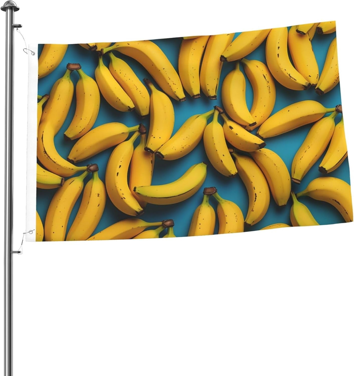 Bananas on blue table Garden Flag Welcome Flags for Outside Holiday ...